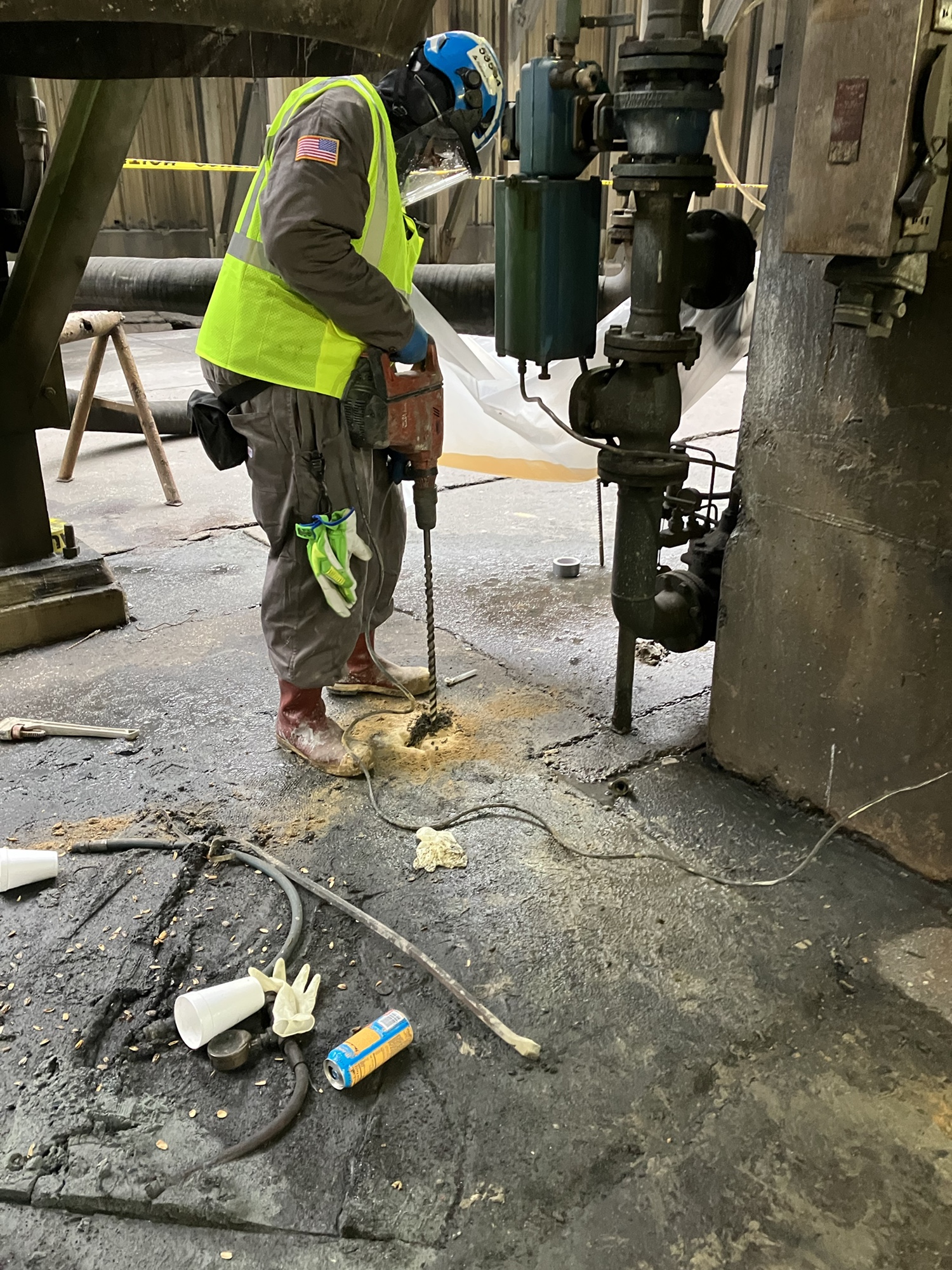 Soil Stabilization of Chlorinator Structure | STRUCTURAL